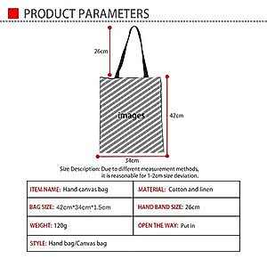 HUGS IDEA Women's Canvas Totes School Bus Driver Print Shoulder Shopping Bag Cloth Handbag