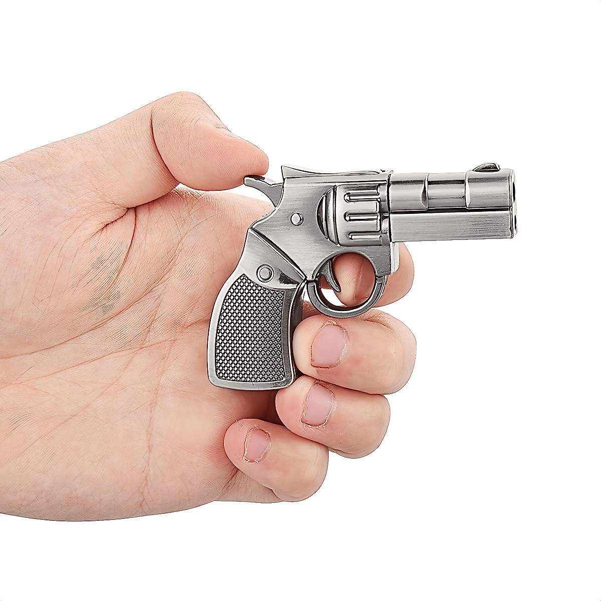 WooTeck 64GB Metal Revolver Gun Novelty USB Flash Drive(Livid)