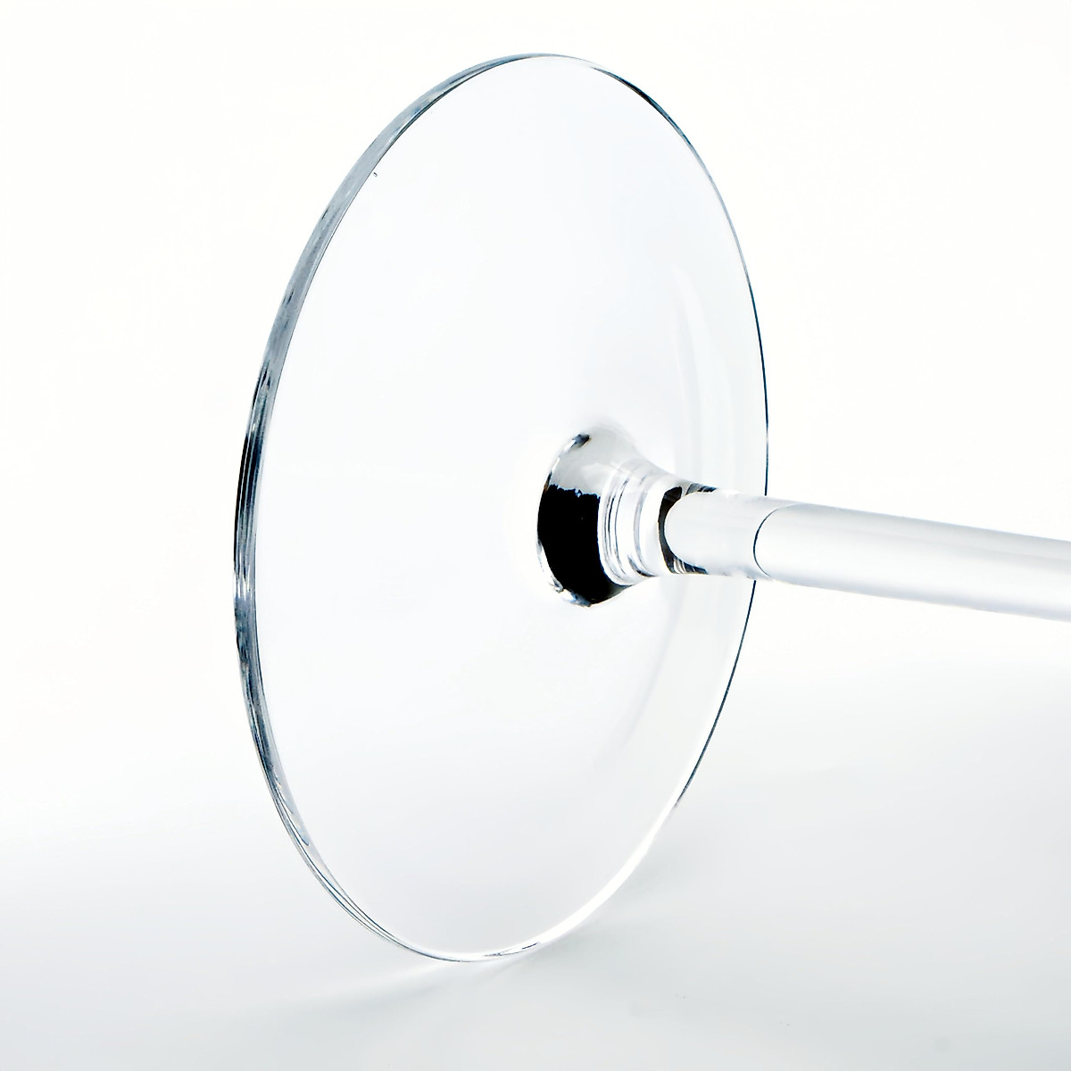 AtMU Handblown 24 fl. OZ Extra Large Wine Glasses Set of 2, Burgundy Style, Delicate Fine Crystal, Lead-Free, Hand Made Premium, Exellent Gift, Laser Cut Thin Rim with Long Stem