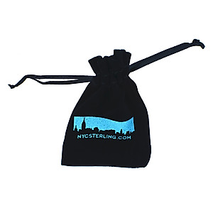 NYC Sterling Women Cubic Zirconia Emerald Eternity Bracelet 7.5 Inches