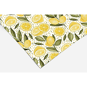 Kitchen Lemon Contact Paper | Shelf Liner | Drawer Liner | Peel and Stick Paper 409 18in x 72in (6ft)