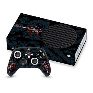 Head Case Designs Officially Licensed Anne Stokes Dragon Dagger Art Mix Vinyl Sticker Gaming Skin Decal Cover Compatible With Xbox Series S Console and Controller Bundle