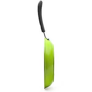 Ozeri Frying Pan 3-Piece Set (8", 10", 12") – 100% PTFE PFC, APEO, GenX, NMP and NEP-Free German-Made Coating, Green