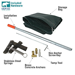 16' x 32' Rectangle with 4' x 8' Center End Step - Loop-Loc - Aqua-Xtreme Mesh Pool Safety Cover