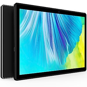 CNMF Android Tablet 10 Inch, 32GB Storage, WiFi Tablets with Android 10.0 OS, 5MP Rear Camera, Bluetooth, Quad Core, HD IPS Screen, Supports Microsoft Office Software - Black