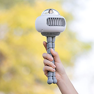 Baby Stroller Fan rechargeable 130 °Automatic Swing Handheld Personal Portable Clip On Fan With Flexible Tripod Desk Fan Ultra Quiet USB Fans Bike Treadmill Crib Car Seat Outdoor Camping Office