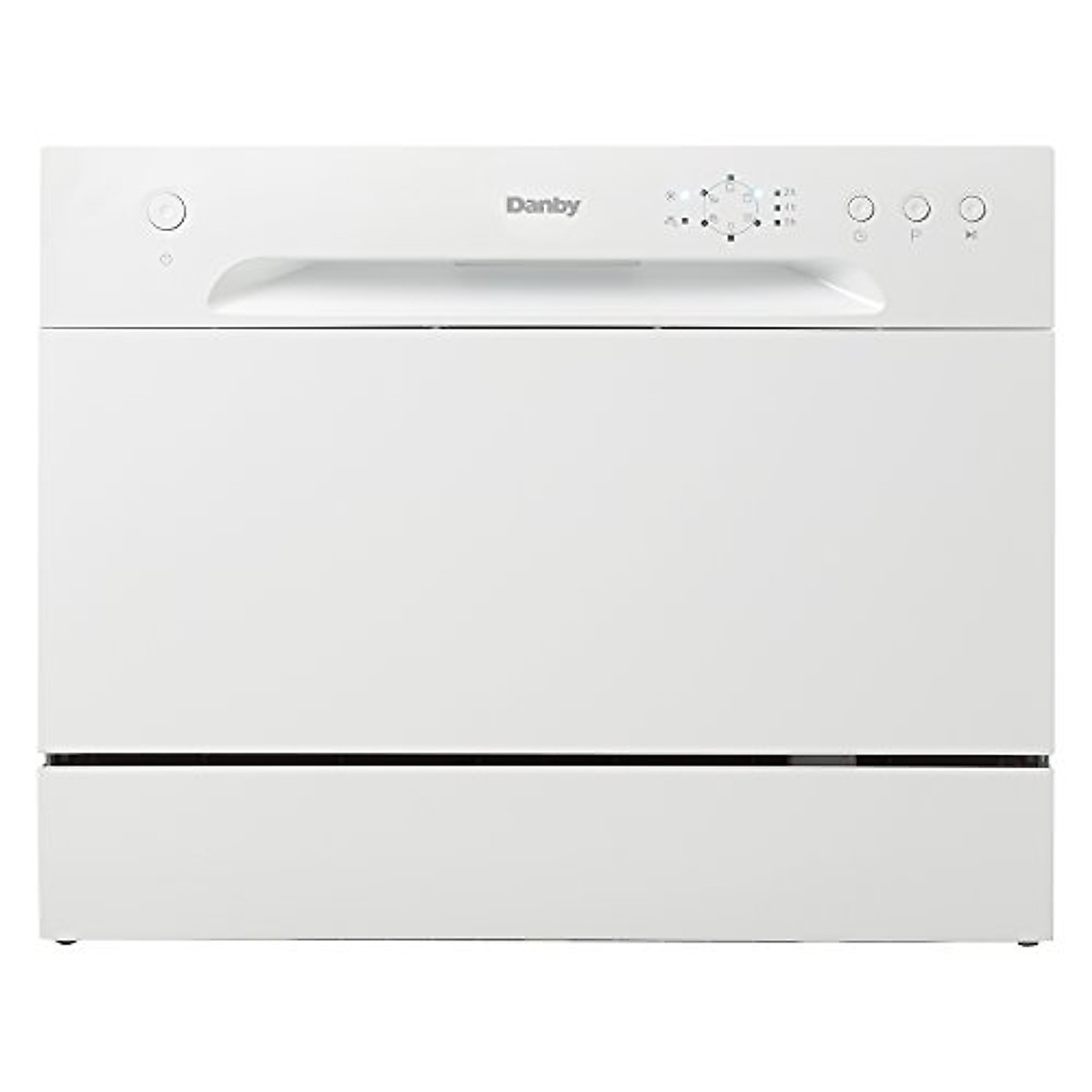 Danby DDW621WDB Countertop Dishwasher with 6 Place Settings, 6 Wash Cycles and Silverware Basket, Energy Star-Rated with Low Water Consumption and Quiet Operation
