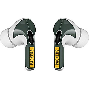 Skinit Decal Audio Skin Compatible with Apple AirPods Pro - Officially Licensed NFL Green Bay Packers Green Performance Series Design