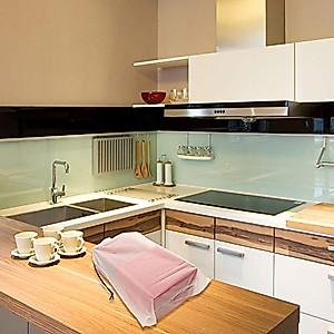 150Pack Clear Drawstring Bags 12 x 16 inch, Clear Plastic Travel Bags with Double Cotton Drawstrings, Travel Garments Shoe Organizing Storage Plastic Bags, Gift Wrapping, Wedding Favor Bags