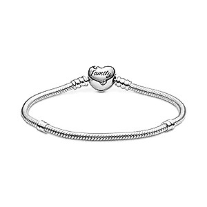 PANDORA Moments Family Tree Heart Clasp Bracelet