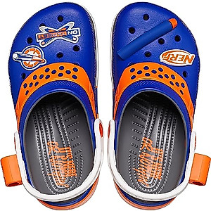 Crocs Unisex-Child Classic Clogs, Nerf Blue, 6 US Big Kid