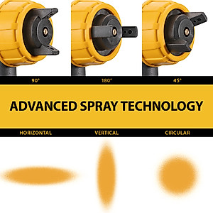 Paint Zoom Paint Sprayer | Powerful & Durable 700-watt Spray Gun Tool HVLP Sprayer for Interior & Exterior Home Painting and DIY Home Improvement Projects | 3 Spray Patterns Yellow