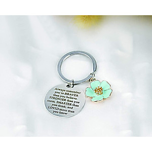 Ohana Keychain Stitch Jewelry Hawaiian Charm Hibiscus Flower Keychain Better Than You Think Ohana Family Jewelry Hawaii Gifts for Women