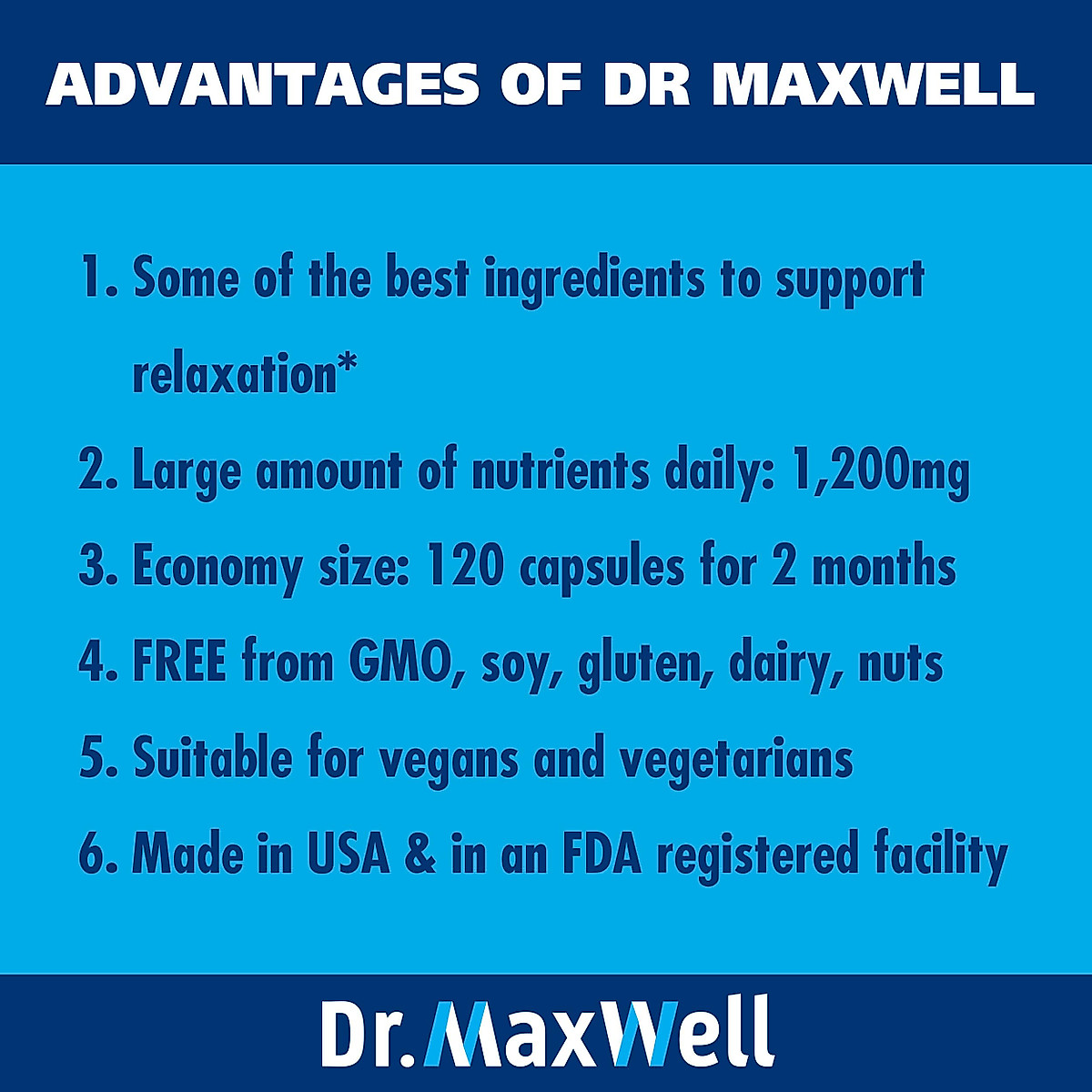 Dr. Maxwell Cortisol Manager Supplement, Supports Relaxation, Mood & Sleep in Times of Occasional Stress, Ashwagandha Rhodiola Adaptogens, Helps Maintain Normal Cortisol Levels, 120 Capsules