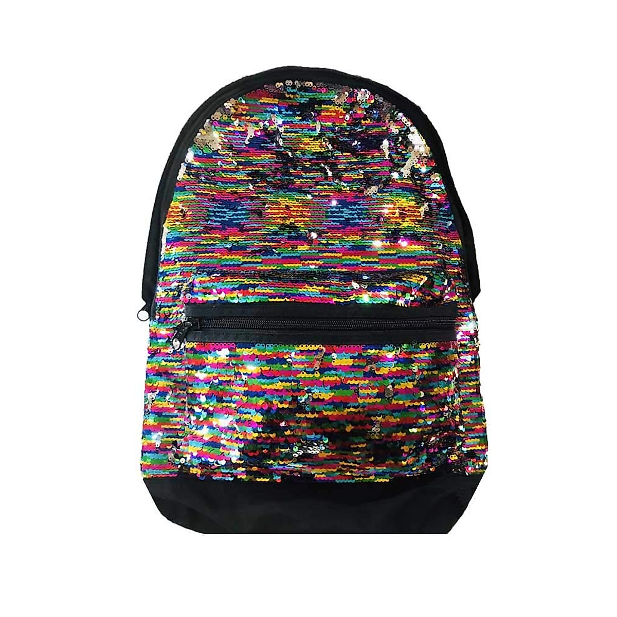 Victoria's Secret Pink Campus Backpack Multicolor Bling Fashion Show Rainbow