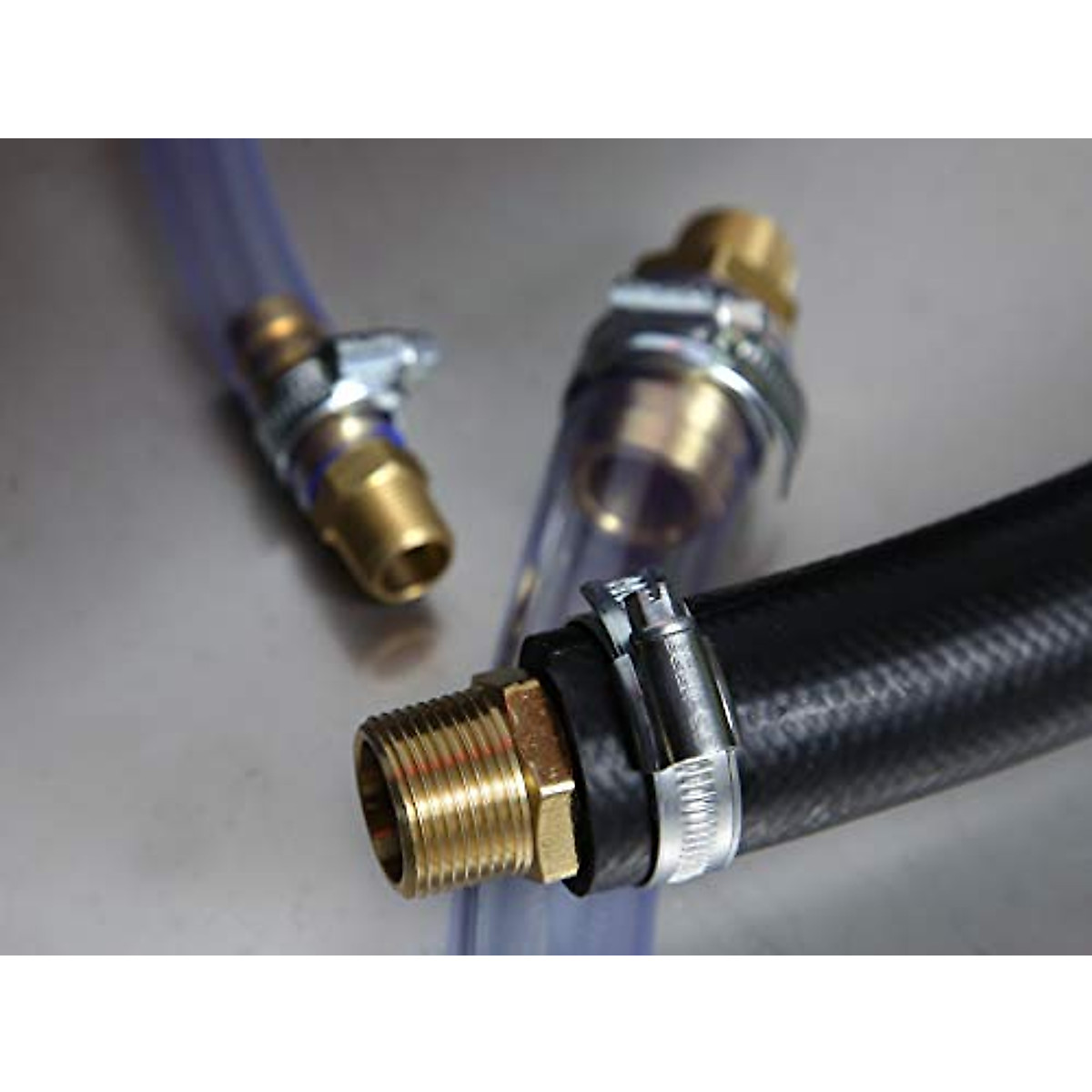 Eclipse Professional Tools ECW1-9 W1 Bag of 10 170-200mm (6 ⅝" - 7 ⅞") Mild Steel Worm Gear Hose Clamps