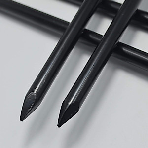 Linwnil Tent Stakes Camping Hammer Accessories Set, 12Pcs Heavy Duty 12in Tent Stakes, 1Pce Camping Hammer (Gray) Forged Steel Unbent Tent Pegs-Ideal Camping Stakes for Rocky/Hard Places