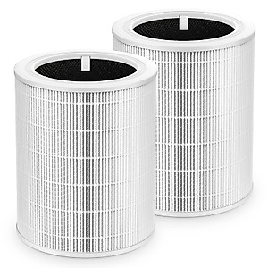 Core 600S Replacement Filter for LEVOIT Core 600S & Core 600S-P Smart Air Purifier, Core 600S-RF, 3-in-1 Ture HEPA Activated Carbon Filter for Home Large Room, 2 Pack