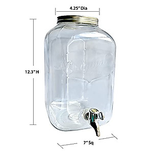 Lily's Home Plastic Beverage Dispenser - 2 Gallon