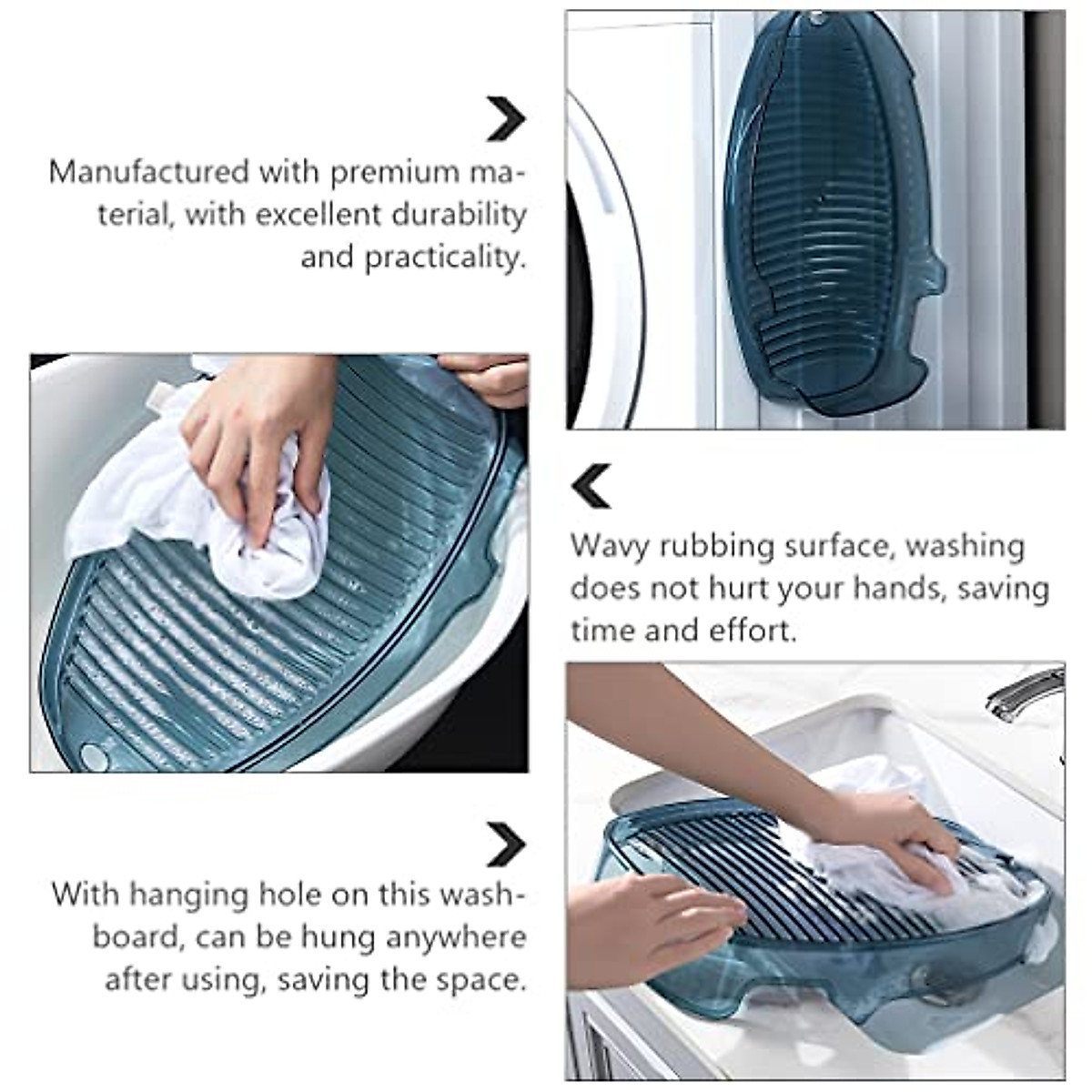 Cabilock Underwear Laundry Beads Washboard Anti- Slip Laundry Cleaning Board Mini Laundry wash Board Clothes Washing Tool for Home Free and Clear Laundry Detergent Household Laundry soap Dispenser