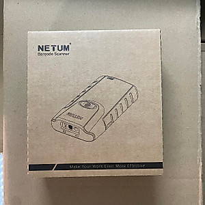 NETUM Bluetooth 2D Barcode Scanner, 3-in-1 Small Portable QR Bar Code Reader Automatic Wireless Gun Scan Back Clip Work with Tablet iOS Android Windows MacOS for Warehouse Inventory POS - E800