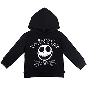 Disney Nightmare Before Christmas Jack Skellington Little Boys Hoodie and Pants Outfit Set Black 7-8