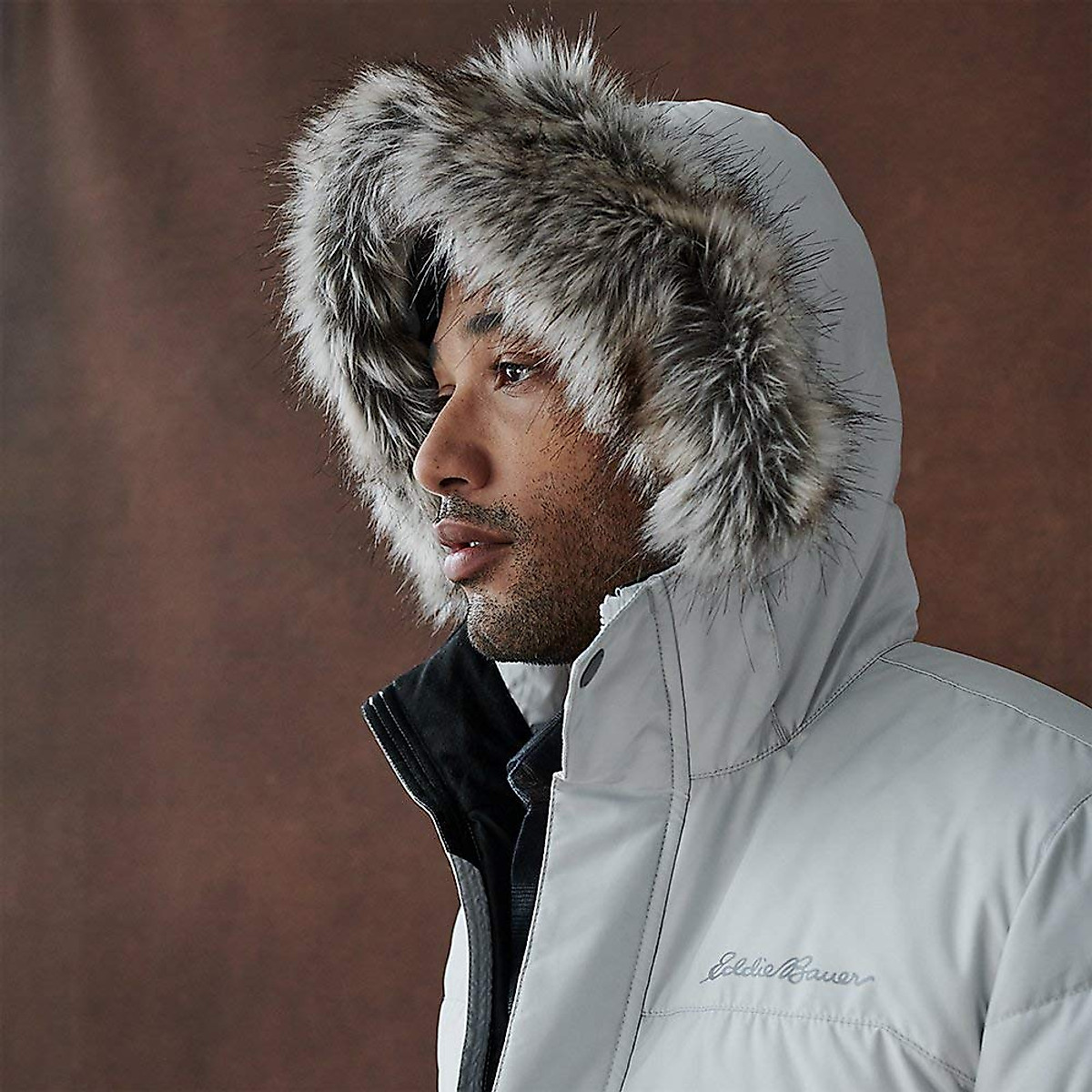 Eddie Bauer Men's Boundary Pass Down Parka, Medium Indigo, Large