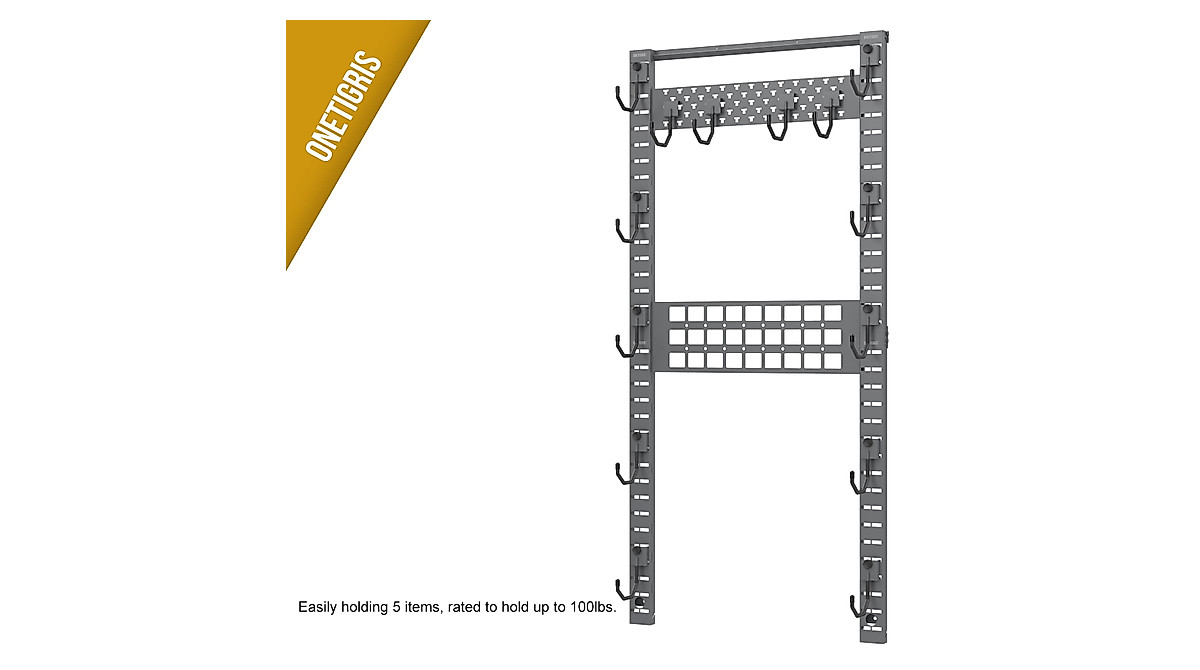 OneTigris Wall Mount Rack for Indoor Storage