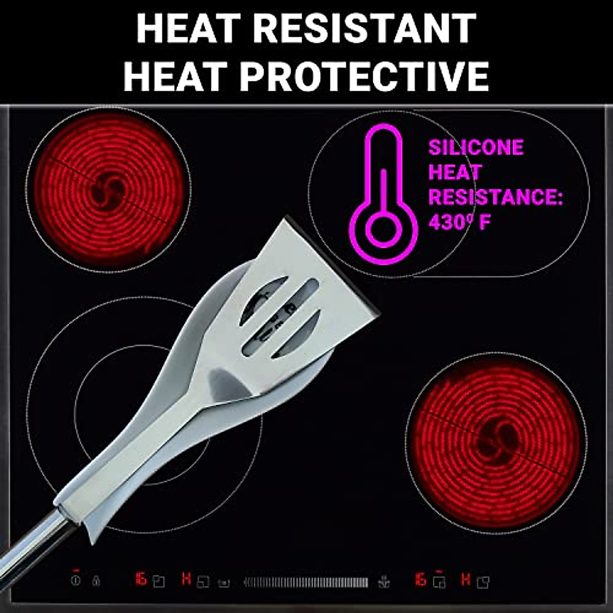 Kitchen Spoon Rest White WITH ANTI-SCRATCH PADDED BASE - Stove Spoon Holder for Stove Top - Ceramic Spoon Rest for Stove Top - Kitchen Spoon Holder for Kitchen Counter | Super Durable White Porcelain