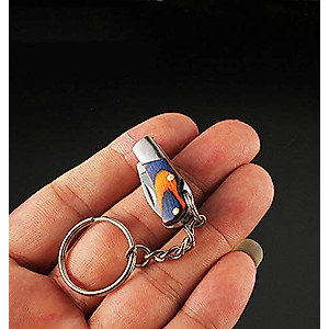 Fon ALLey Mini Pocket Knife Tiny Folding Knife with Wood Handle (Colorful Wood)