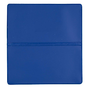 Royal Blue Vinyl Checkbook Cover, Top Tear Personal Vinyl Checkbook Cover
