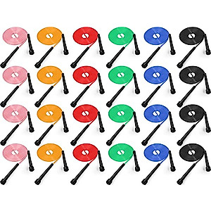 24 Pcs 9.2 ft Versatile PVC Jump Rope for Cardio Fitness, Adjustable Skipping Rope Multicolored Speed Rope Workout Jumprope for Men Women Kids Adults Exercise Christmas Gift