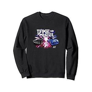 Fast X Take The Wheel Charger & Skyline Title Movie Poster Sweatshirt