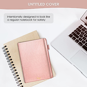 Taja Address Book with Alphabetical Tabs,Hardcover Address Book Large Print for Record Contacts, Small Address Book to Store All Your Important Informations In One Place - Rose Gold