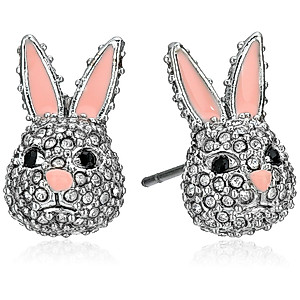 kate spade new york RABbit Studs Clear Stud Earrings