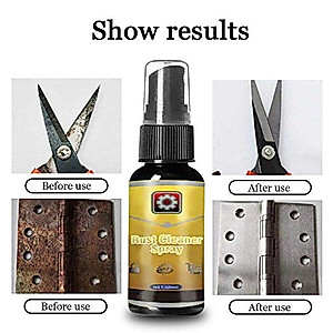 Rust Cleaner Spray Derusting Spray Car Maintenance Cleaning 30ML Rust Remover (1PC)
