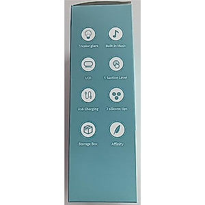 Baby Nasal Aspirator Electric, MISSAA Nasal Aspirator for Baby with 5 Suction Modes Baby Nose Sucker, Nose Aspirator for Toddler, Automatic Nose Cleaner, Music & Light Soothing