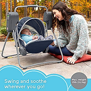 Fisher-Price GKH38 On The Go Swing, Citron Wedges