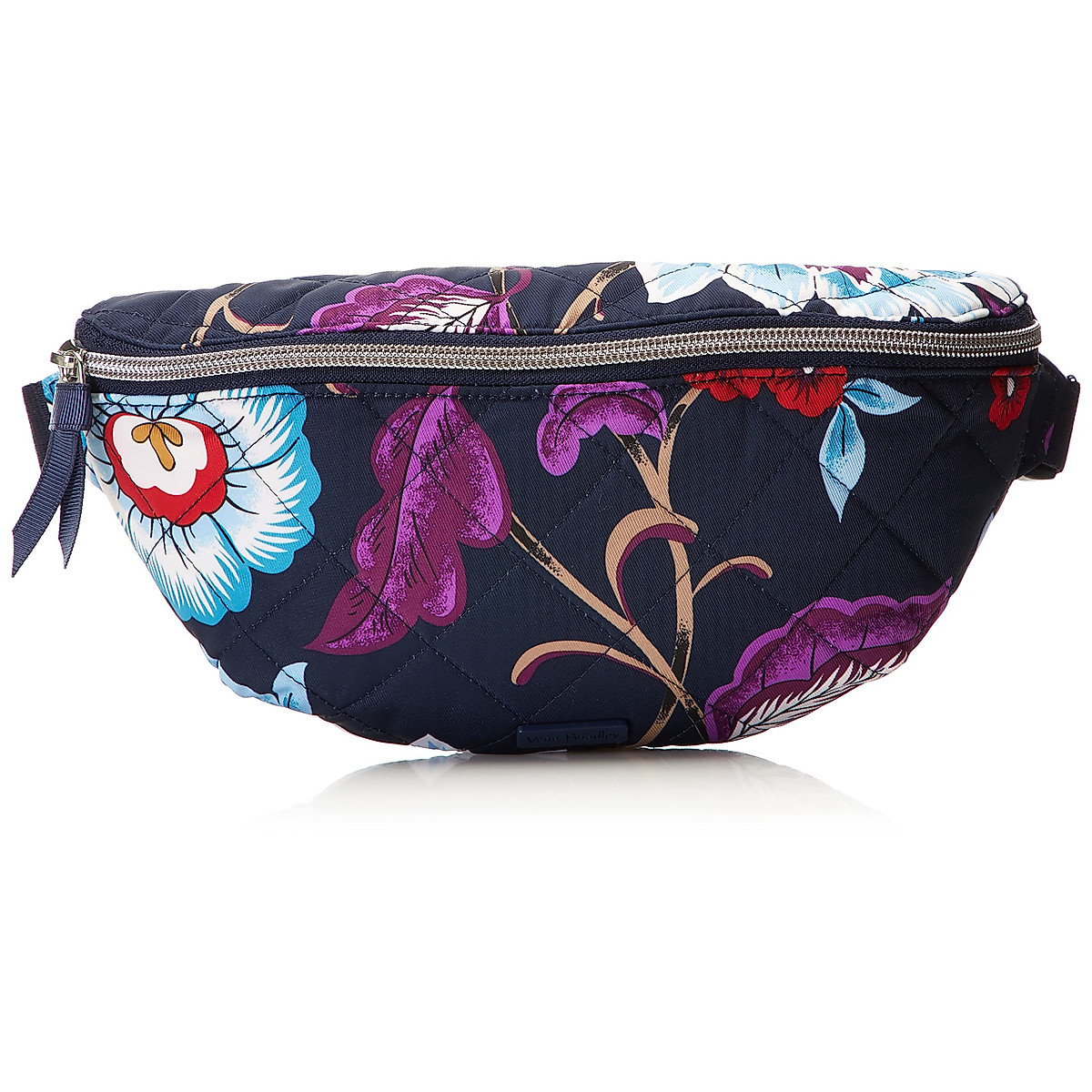 Vera Bradley Women's Performance Twill Convertible Crossbody Belt Bag With RFID Protection, Mayfair in Bloom, One Size