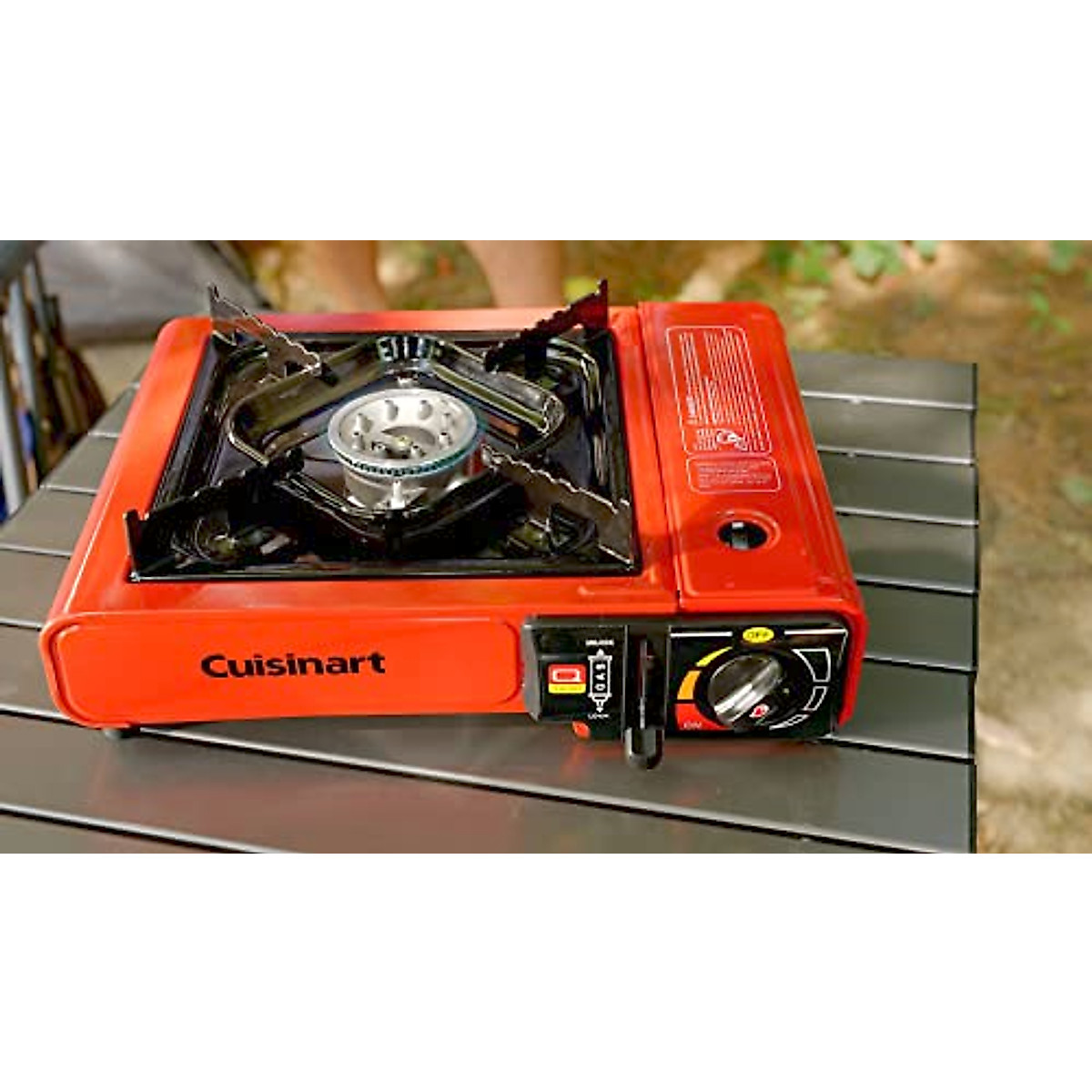 Cuisinart CGG-1050 Portable Butane Camping Stove with Carrying Case - 8,000 BTU Burner - Perfect for Camping and Tailgating