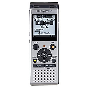 Olympus OM System WS-882 Digital Voice Recorder, with Linear PCM/MP3 Recording Formats, USB Direct, 4gb Playback Speed and Volume Adjust, File Index, Erase Selected Files