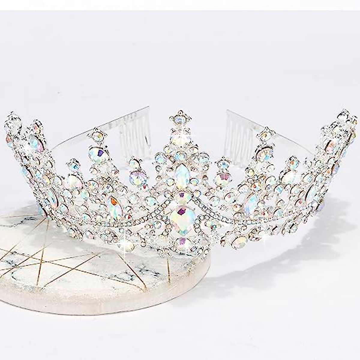 Chanaco Birthday Crown Birthday Sash Birthday Crowns for Women Birthday Queen Sash Silver Tiara Happy Birthday Decorations Rhinestone Headband Birthday Party Gifts