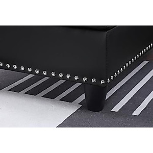 ERYE L Shaped Modular Sectional Sofa with Right Chaise,L-Shaped 5 Seaters Upholstered Corner Sofa&Couch W/2 Cup Holders and Storage Ottoman for Home Apartment Office Living Room