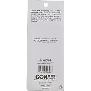 Conair Terry Lined Showercap, 2.4 Ounce