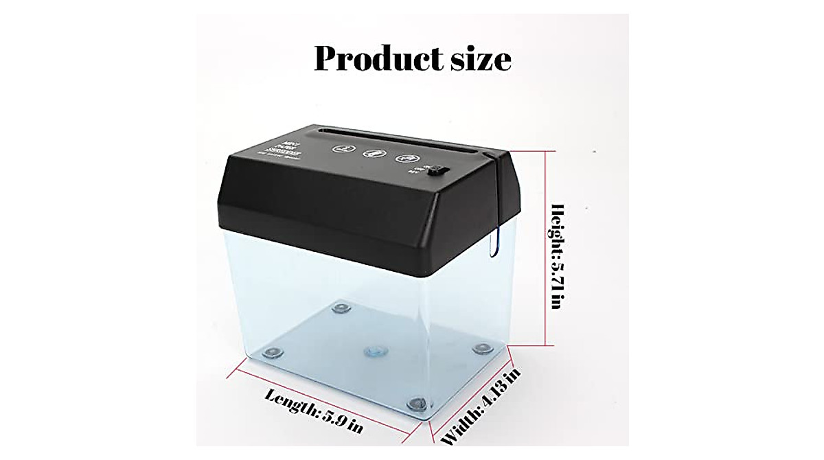 Charella Mini Electric Paper Shredder - Secure Your Docs