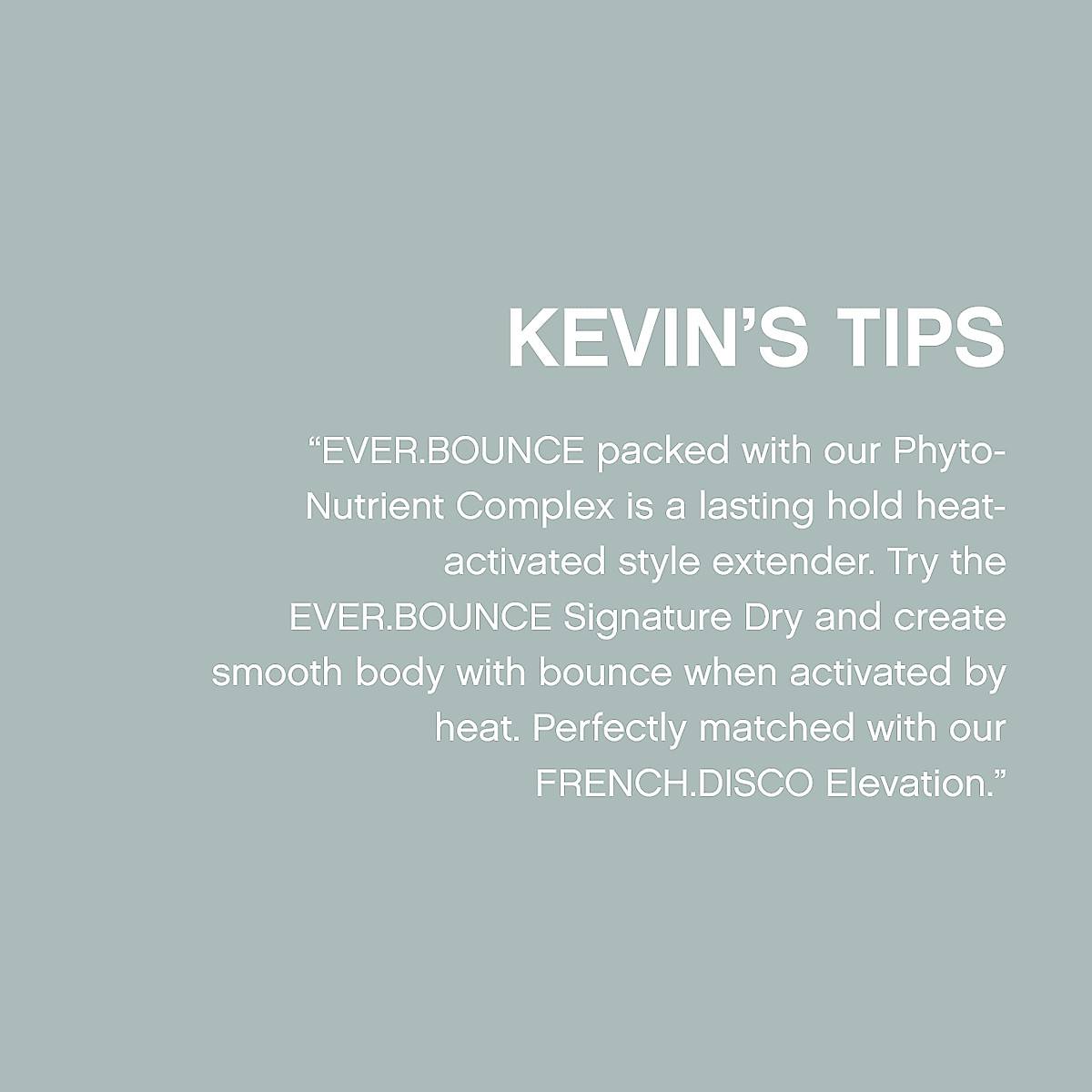 KEVIN.MURPHY BLOW.DRY EVER.BOUNCE - Style Extender Hair Spray - For Volume & Anti Frizz - Lightweight - Paraben Free Hair Care - 150 mL / 5.1 fl oz