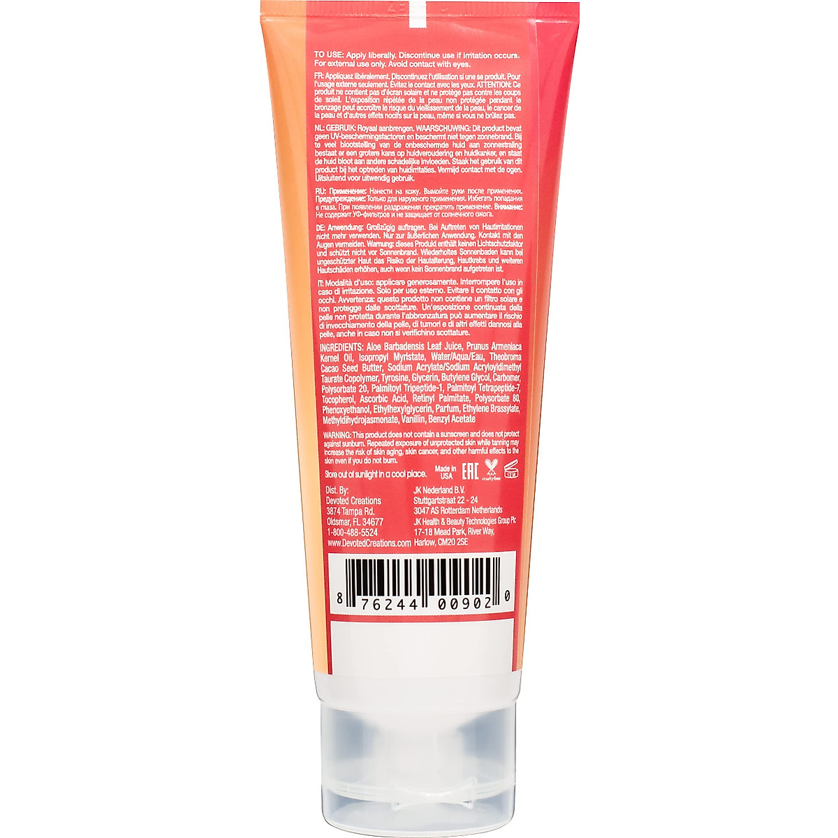 Devoted Creations Famous Faces Skin Perfecting Hypoallergenic Facial Tanning Lotion, 3.4 Fl. Oz.