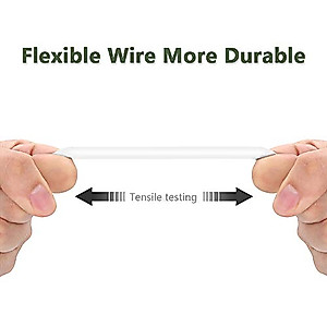 USB C Cable [3-Pack, 6.6ft] Type C Charger Fast Charging Cable, USB C Charging Cable for iPad Pro 12.9/11 Galaxy S10 S9 Plus, Note 10 9 LG, Type C Charger