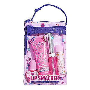 Lip Smacker Holiday Christmas Original & Best Glam Makeup Bag Makeup Set For Girls