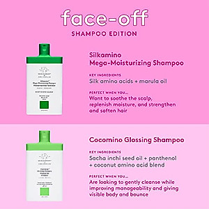 Drunk Elephant Silkamino Mega-Moisturizing Shampoo - Nourishing and Strength, Moisturizing Cleanse for All Hair Types (240 mL / 8 Fl Oz)